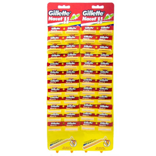 GILLETTE - Nacet II (48 pcs) / Blue II Plus (48 pcs) / Blue 3 (10 pcs ...