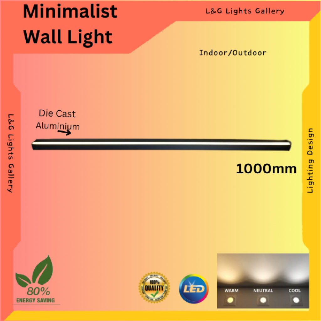 lglights Wall Light Lighting Lampu Dinding LED Indoor Linear Wall Lamp ...