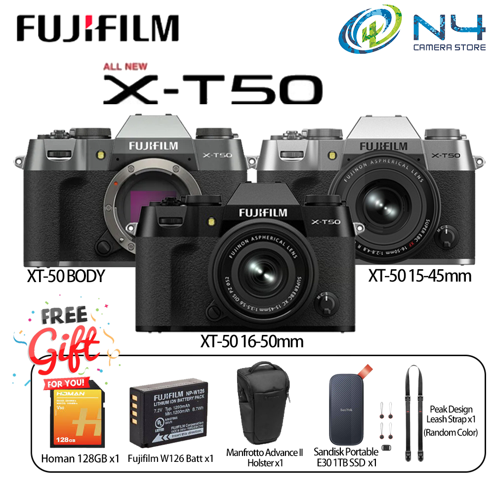 FUJIFILM XT50 X-T50 Mirrorless Camera Original Fujifilm WarrantY ...