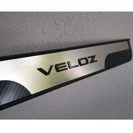 All New Toyota Veloz Side Sill Plate (Black, Non-LED, ABS material ...