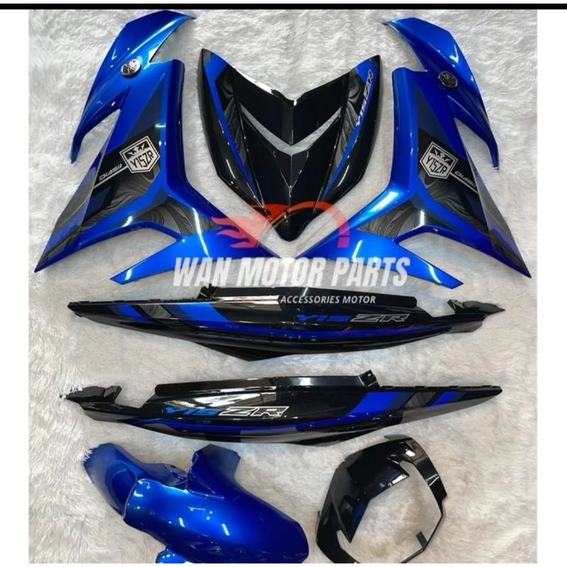 Y15 V1 V2 COVER SET BIRU DOLPHIN TAMPAL SIAP STICKER PROMOSI | Shopee ...