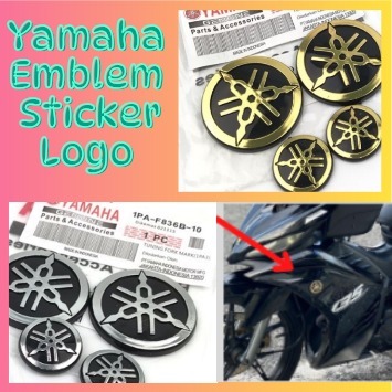Sticker Logo Yamaha Emblem Y15ZR Y15 Y16 LC135 NVX FZ150 SRL115 FI ...