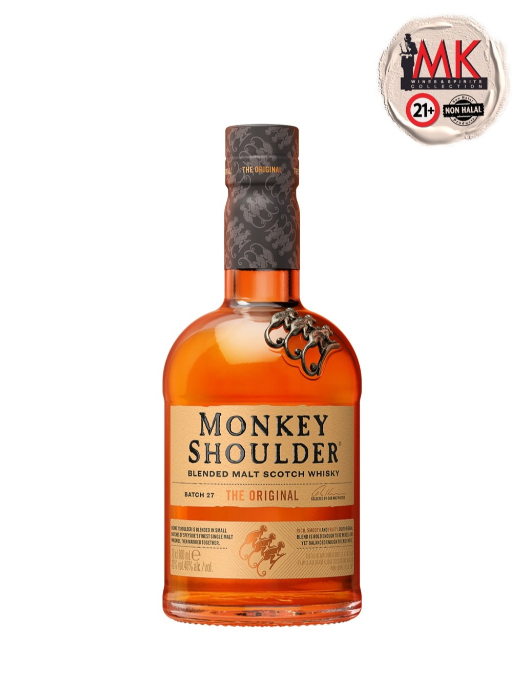 Monkey Shoulder Blended Malt Scotch Whisky (700ml) | Shopee Malaysia