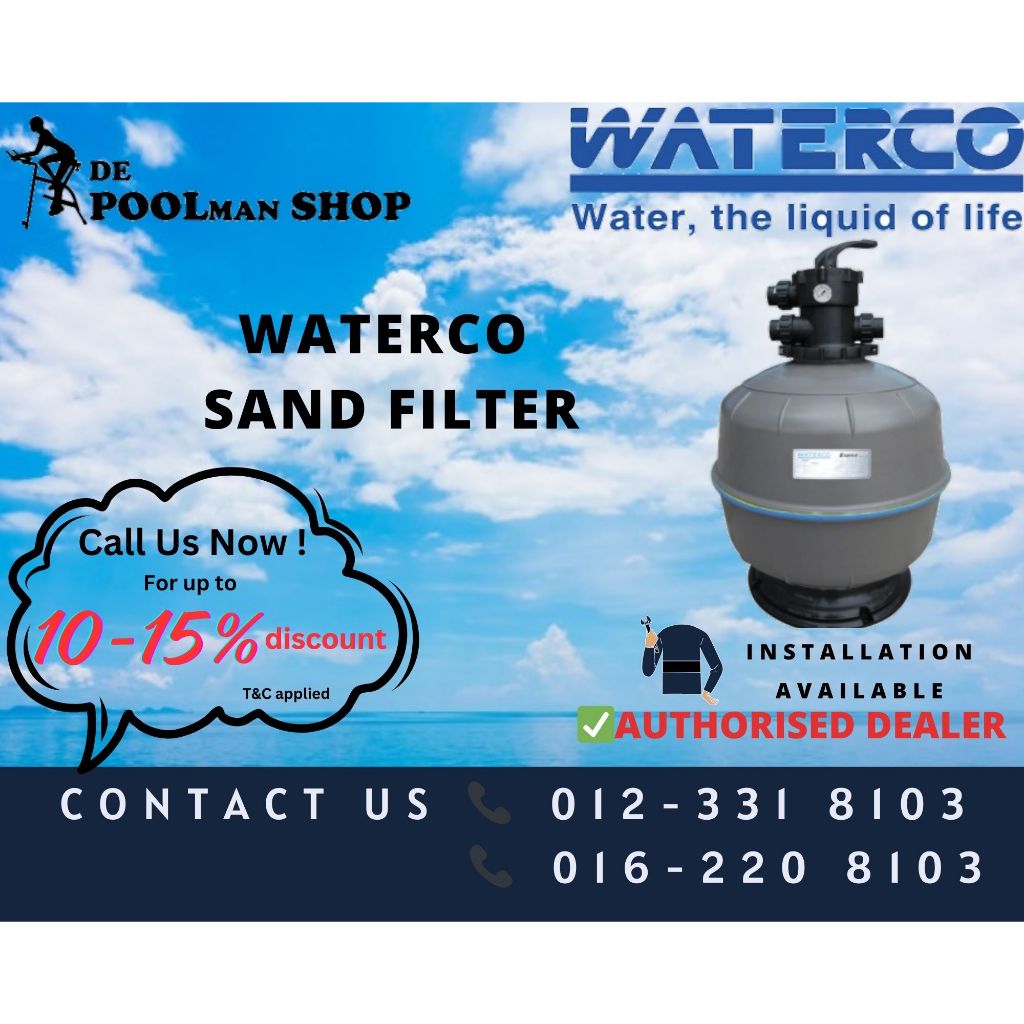 WaterCo EXOTUF E600 Sand Filter (Includes 40mm Clamp Multiport Valve ...