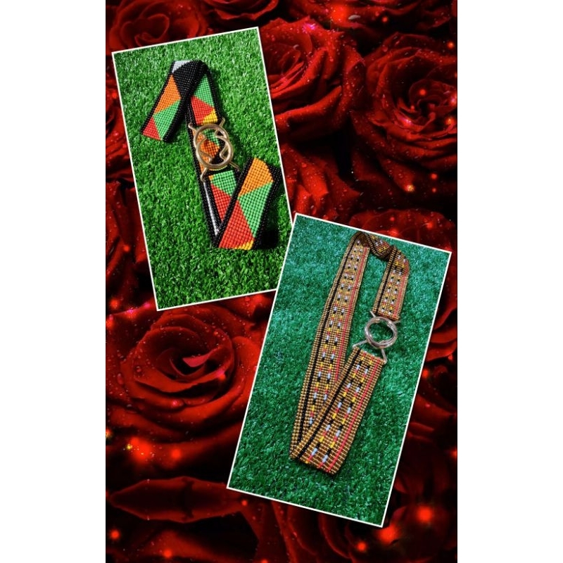tali pinggang manik motif pinakol ,motif sabah suku kaum Rungus/belt ...