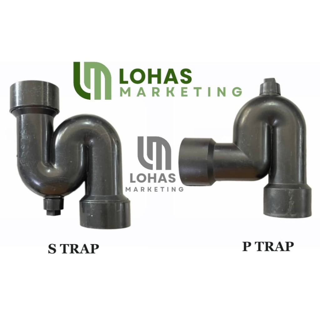 PVC Bottle Trap P Trap and S Trap for Kitchen Sink and Toilet Basin ...