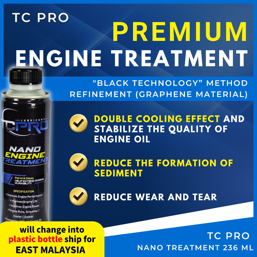 NEW!! TC PRO NANO Engine Treatment 236ML | Shopee Malaysia