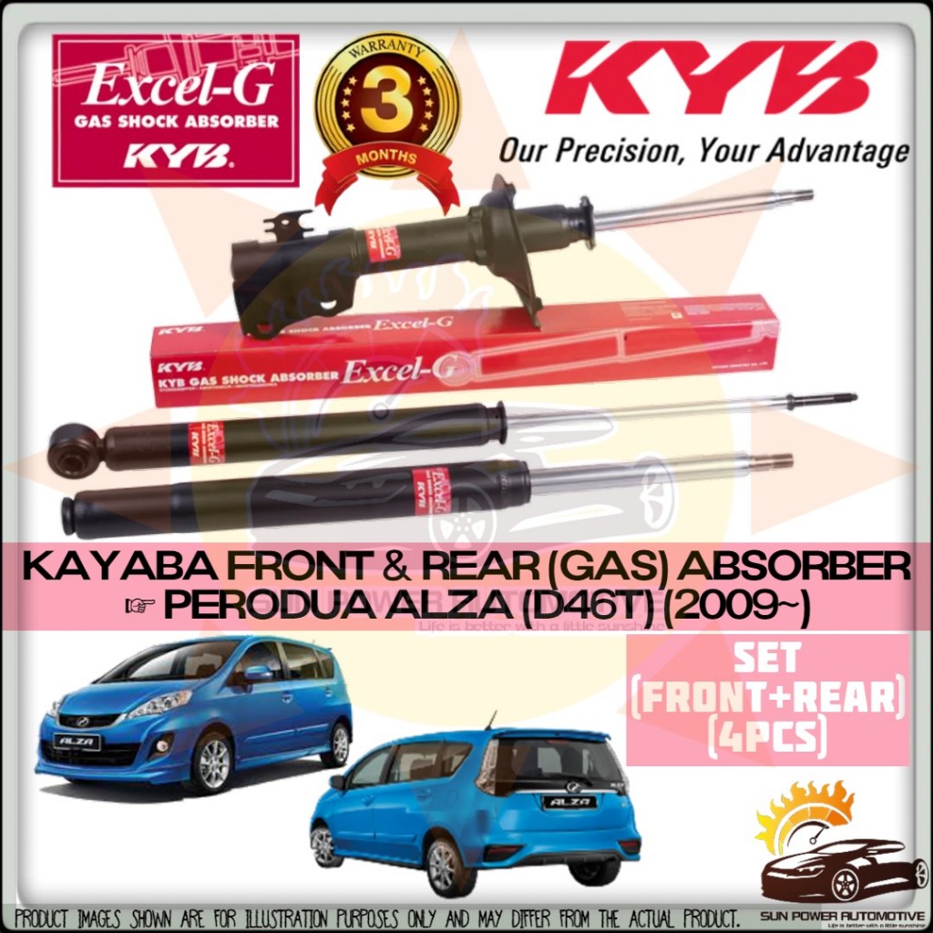 KAYABA KYB EXCEL G Perodua Alza D46T 1.5 (2009-2021) Gas Shock Strut ...