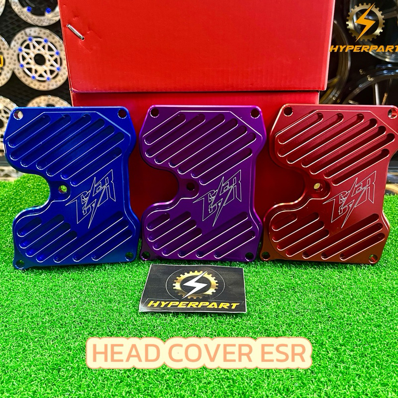 ESR RACING HEAD COVER CNC YAMAHA Y15ZR LC135 PURPLE RED BLUE | Shopee ...