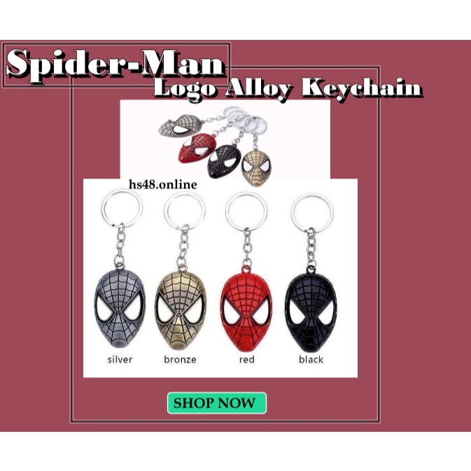 🔥Ready Stock🔥Spider-Man Logo Alloy Keychain | Shopee Malaysia
