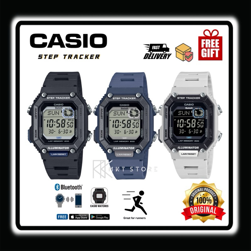 Original Casio Step Tracker Bluetooth WS-B1000 / WS-B1000-1A / WS-B1000-2A / WS-B1000-8B ...