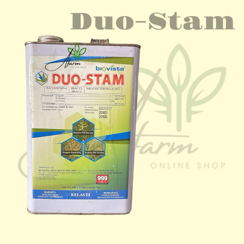 Duo Stam 4Liter/Propanil 2,4-D/Racun Rumput di letak sawah padi ...