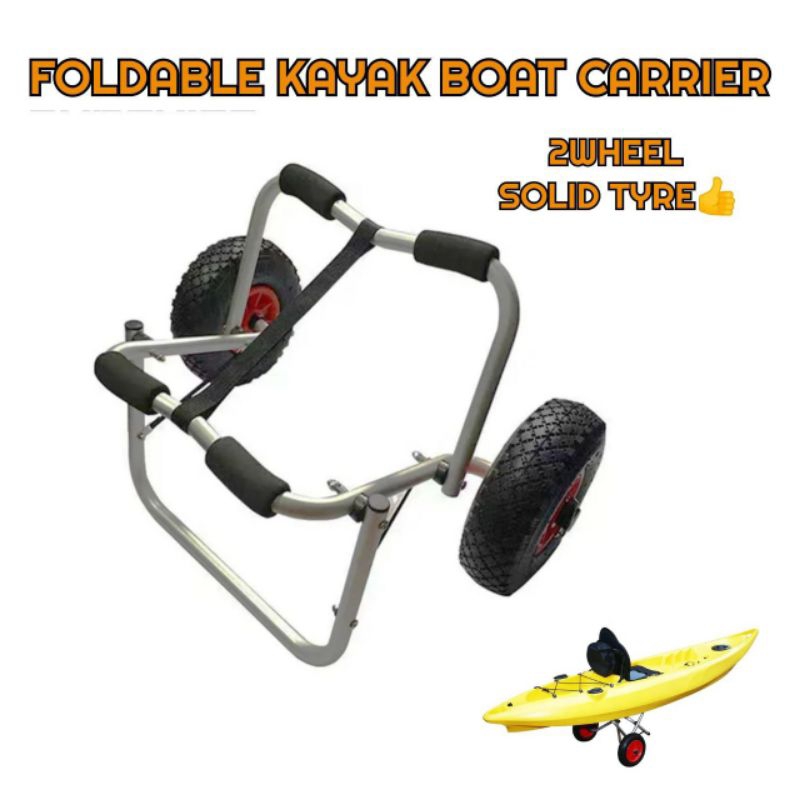 Foldable Kayak Canoe Boat Carrier Transport Cart Trolley | Shopee Malaysia