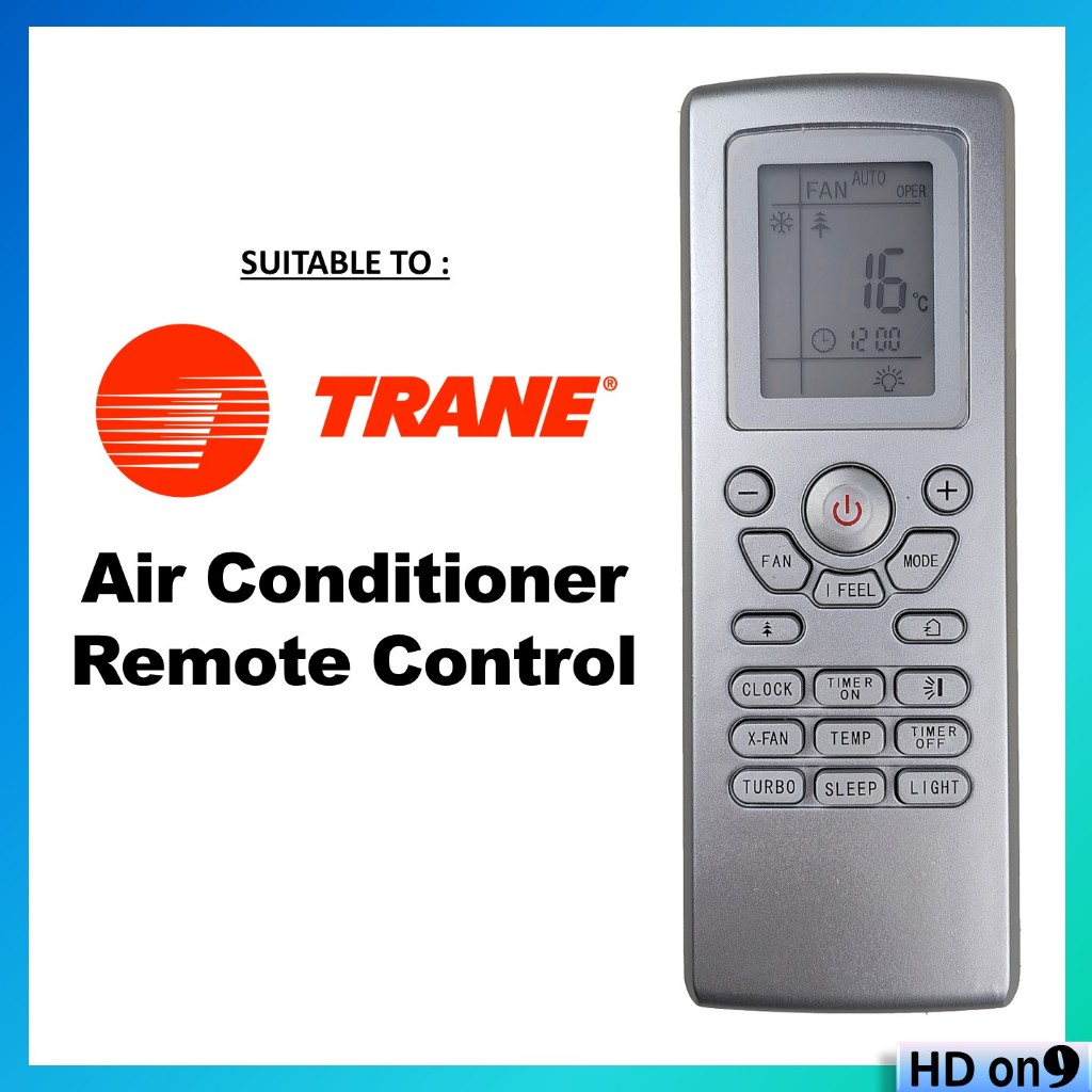 TRANE Air Cond Aircond Air Conditioner Remote Control Replacement (YT1F ...