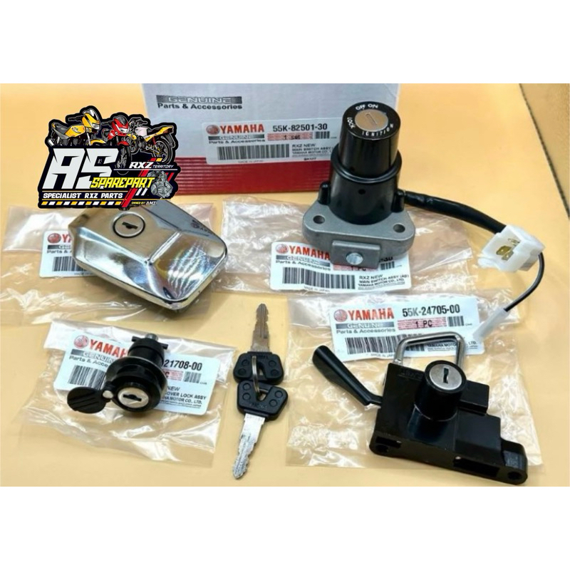 FULL SET KUNCI YAMAHA RXZ(CHOP AD)HOT ITEM🔥 MILI DAN CATALYZER BOLEH ...