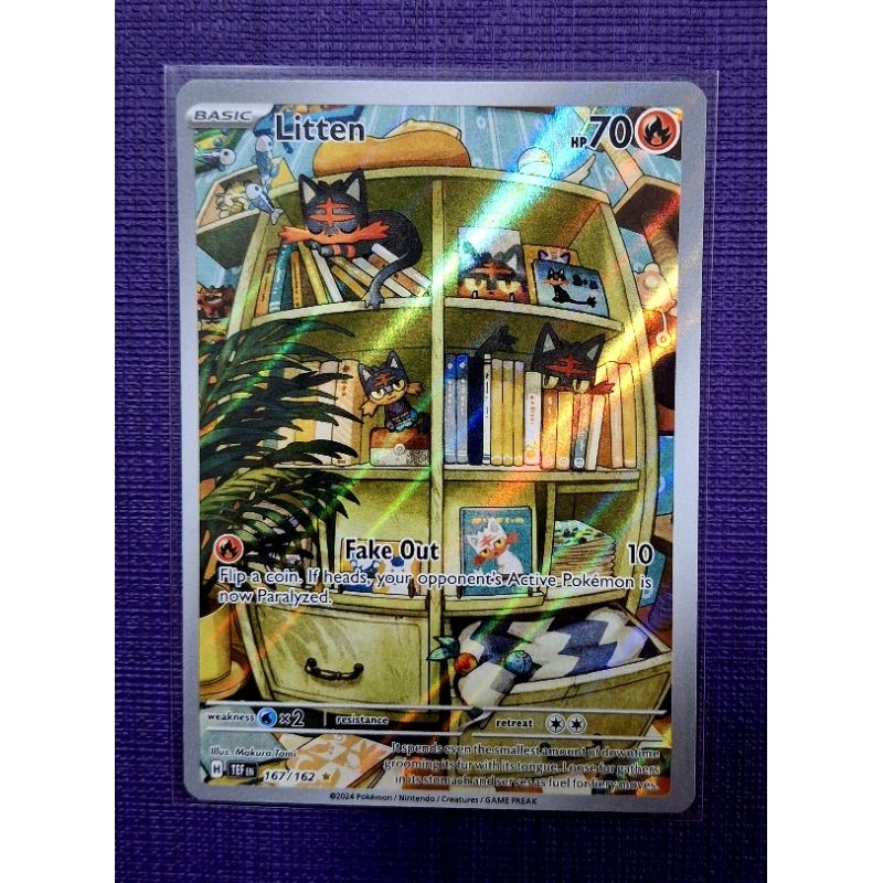 Litten Illustration Rare- 167/162 [ TF ] | Shopee Malaysia