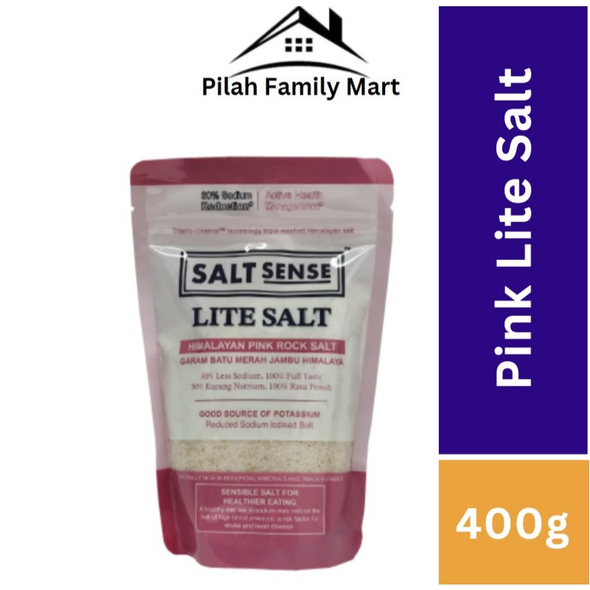 Lite Salt Pink SALT SENSE Natural Himalayan Salt Garam Batu Merah Jambu ...