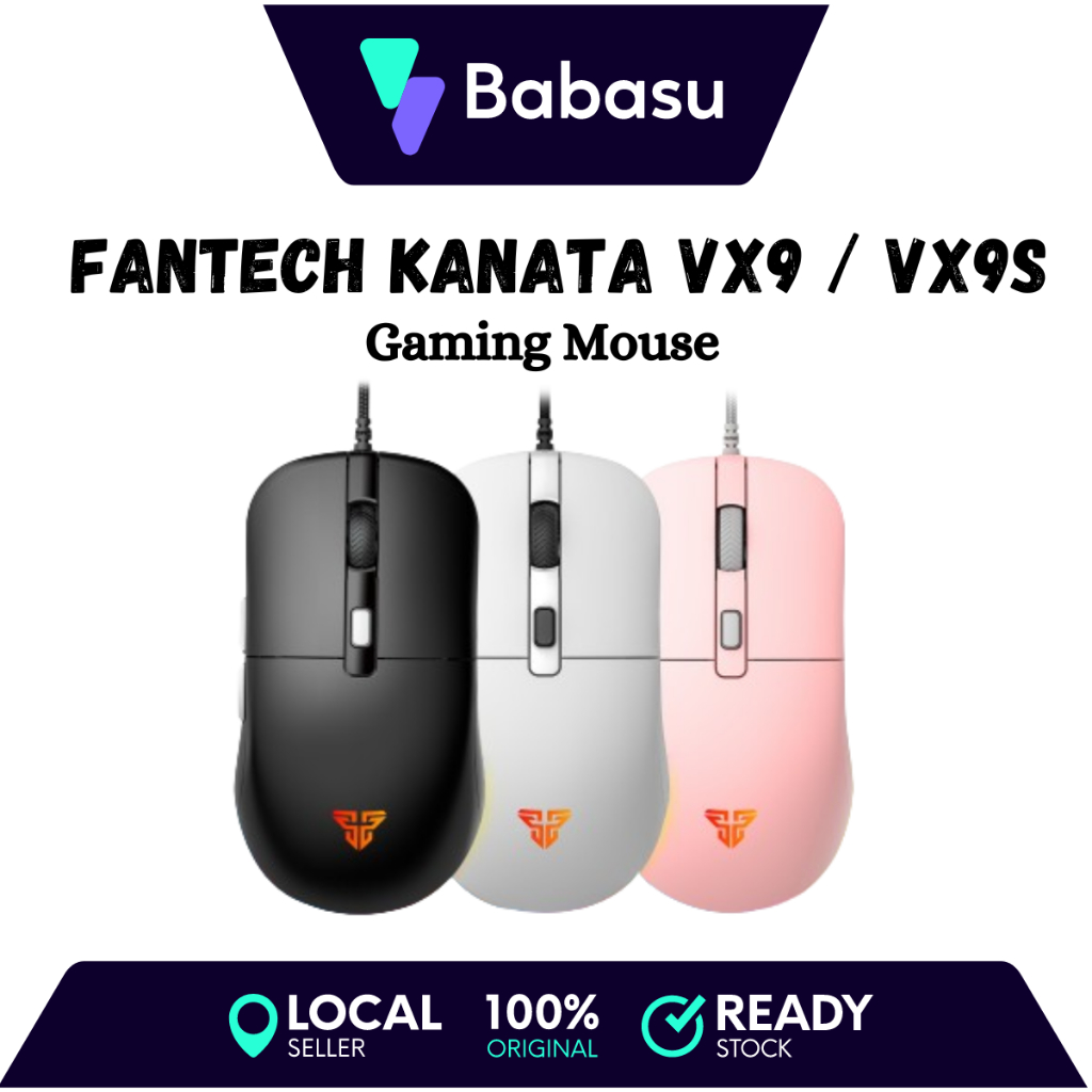 Fantech Kanata VX9 / VX9S Gaming Mouse 6D Light weight Macro Programmable 滑鼠,游戏鼠标 | Shopee Malaysia