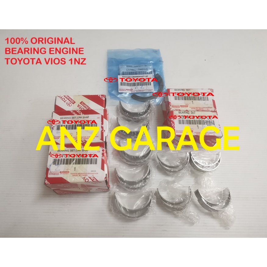 ORIGINAL TOYOTA 1NZ 1NZFE Engine Bearing Conrod Crank 1NZ-FE VIOS 1NZ ...
