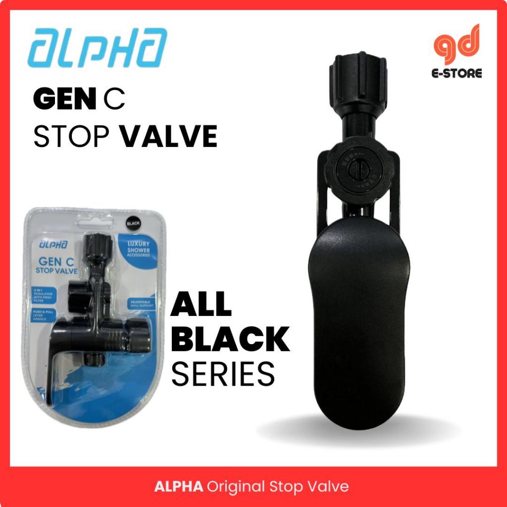New Alpha Gen C Original Stop Valve With Filter Black | Shopee Malaysia