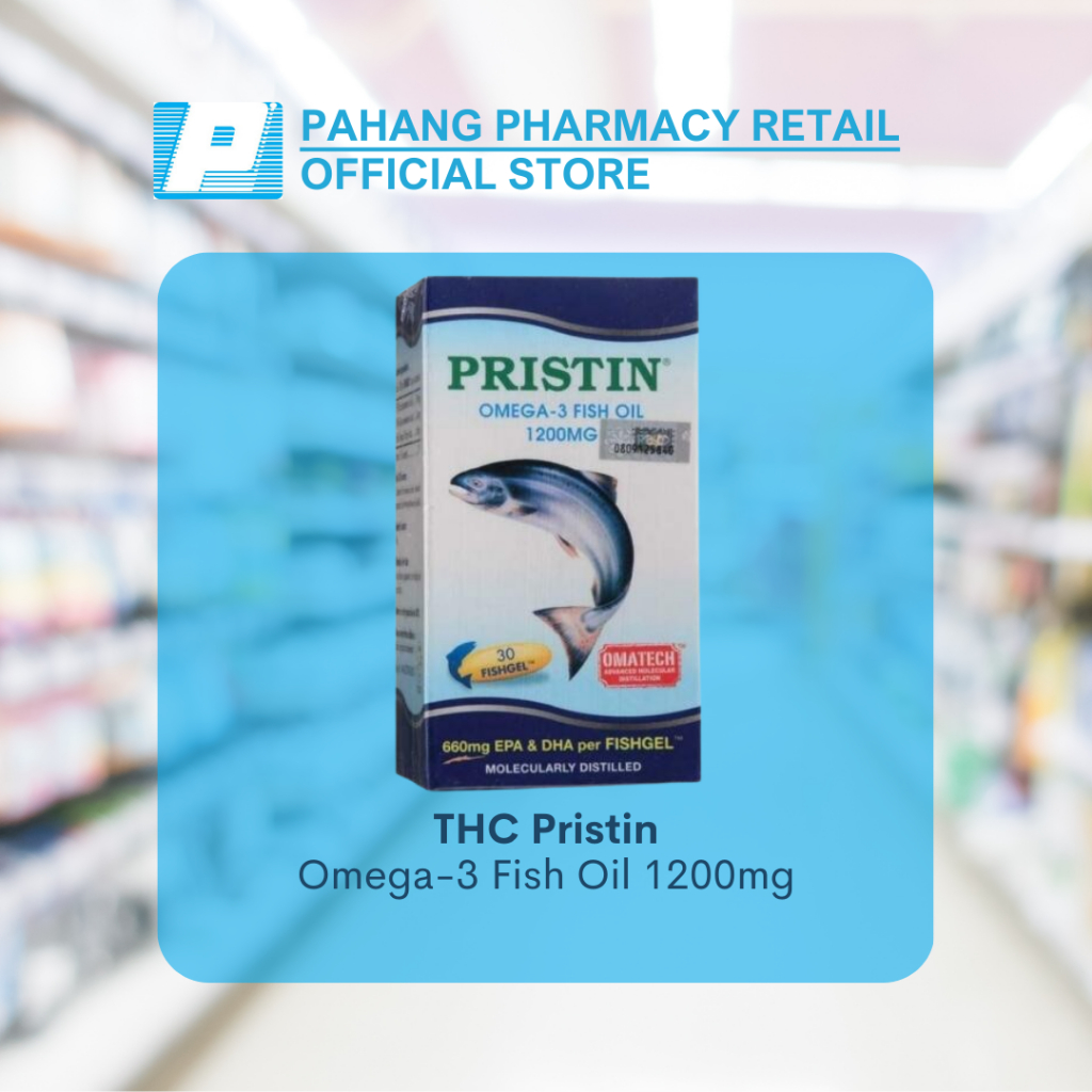 THC Pristin Omega-3 Fish Oil 1200mg 2X150's+30's | 60's | 30's | Shopee ...