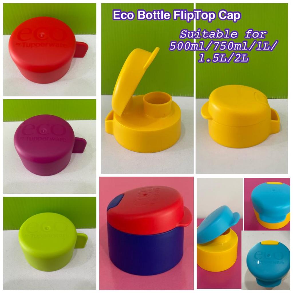 2088 Tupperware Spare Part Eco Bottle Flip Top Cover 750ml/ 1L/ Eco ...