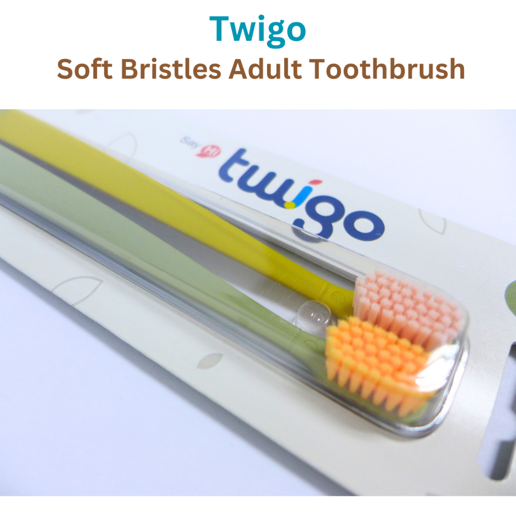 Flipper Twigo Adult Toothbrush 2 in 1 Pack Modern Design Berus Gigi ...