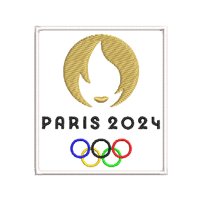 Olympic Paris 2024 Embroidery Patch | Shopee Malaysia