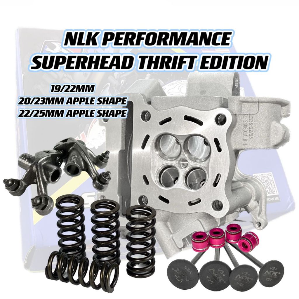 NLK PERFORMANCE SUPERHEAD CNC (OVAL)THRIFT EDITION (19/22 20/23 22/25 ...