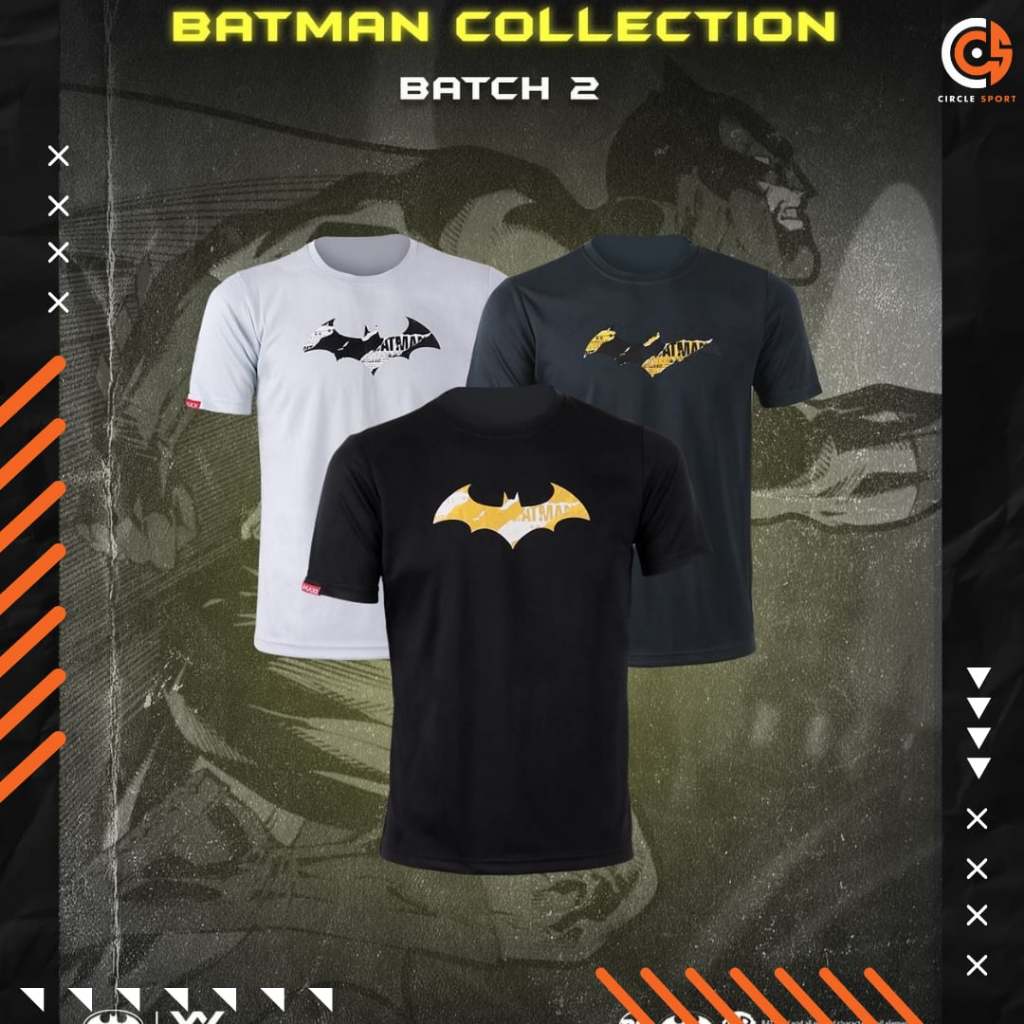 MAXX X BATMAN Shirt MLTEE10 Sport&Badminton Shirt Original 100% ...