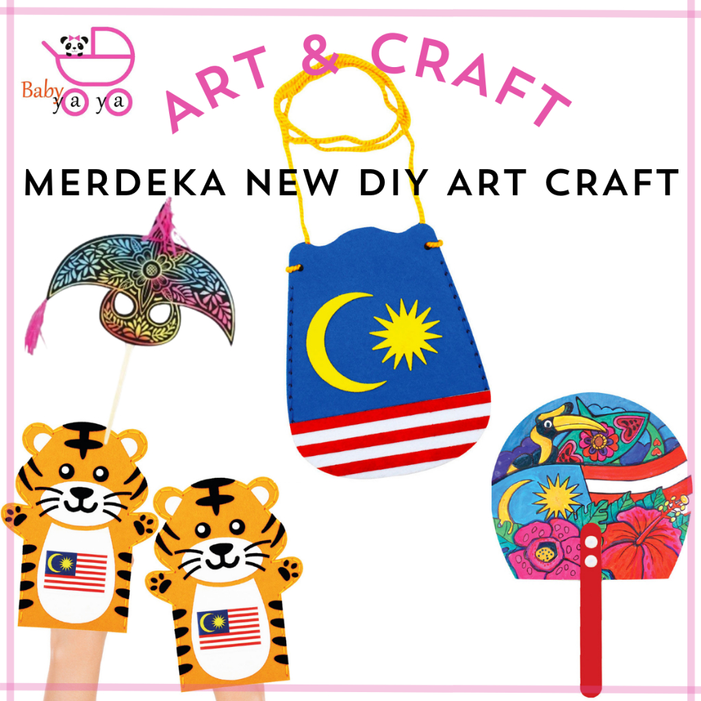 BabyYaya Merdeka Day Art Craft /Malaysia Independence Day Art Craft for ...