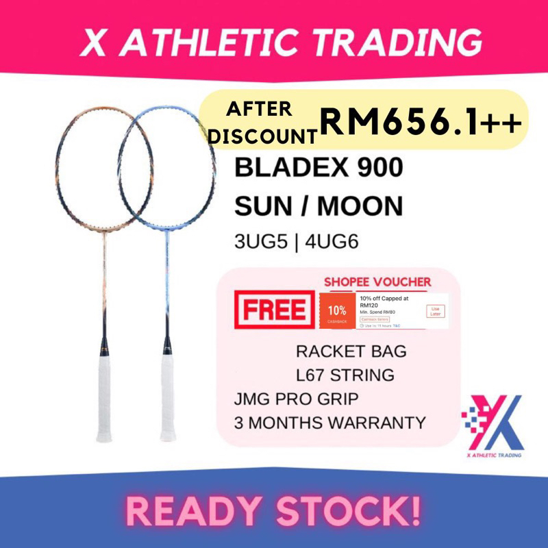 [100% ORIGINAL] BLADEX 900 sun max / 900sun ong yew sin badminton ...