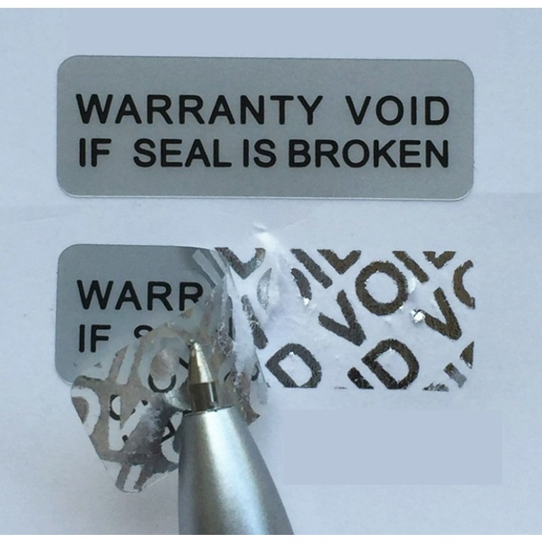 Security Sticker Warranty Void If Seal is Broken Tamper Evidence Labels ...