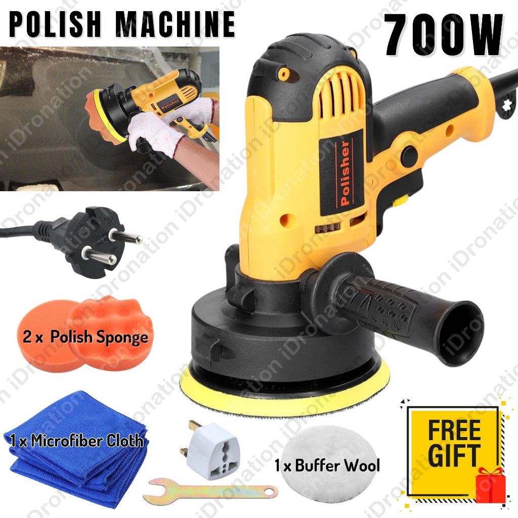 Pro 700W Electric Polish Machine Car Boat Floor Polishing Polisher ...