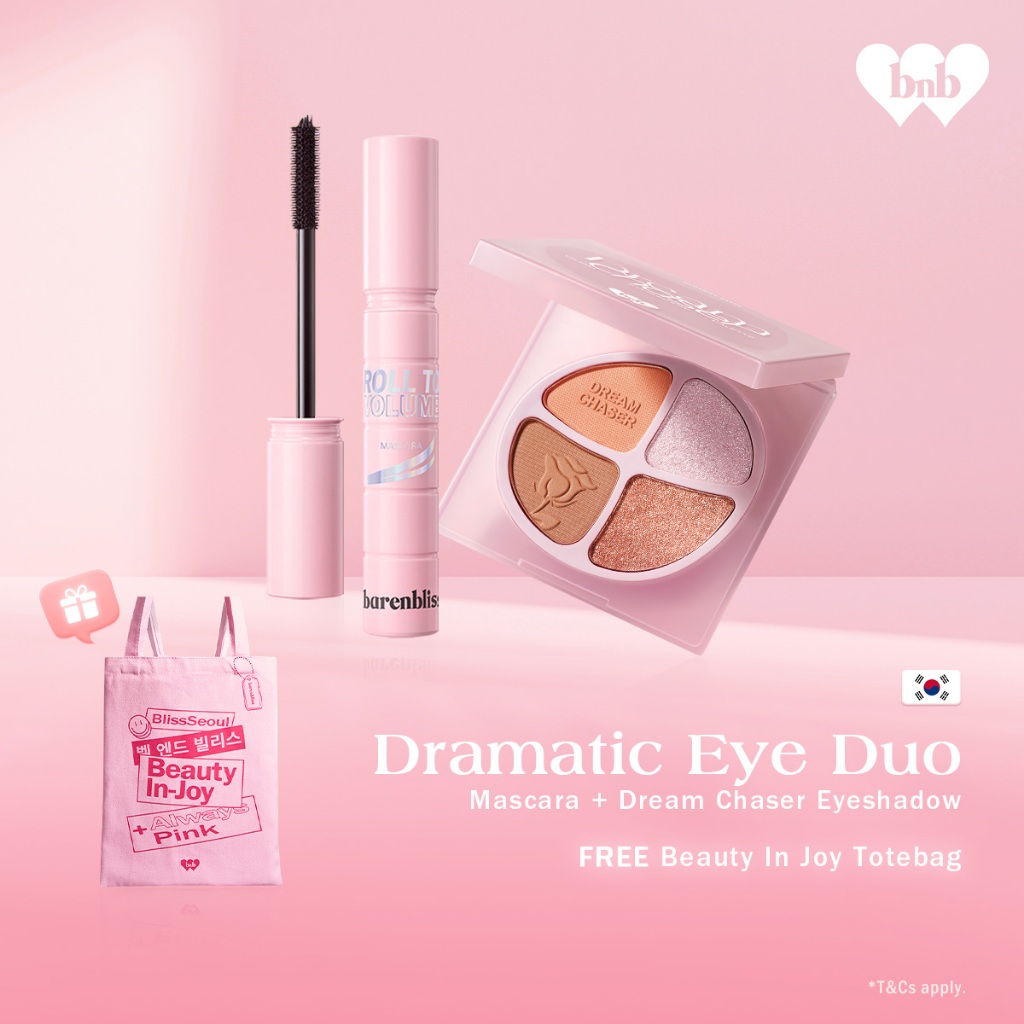 [BUNDLE] BNB barenbliss Dramatic Eye Duo Set - Roll to Volume Mascara + Dream Chaser Eyeshadow ...
