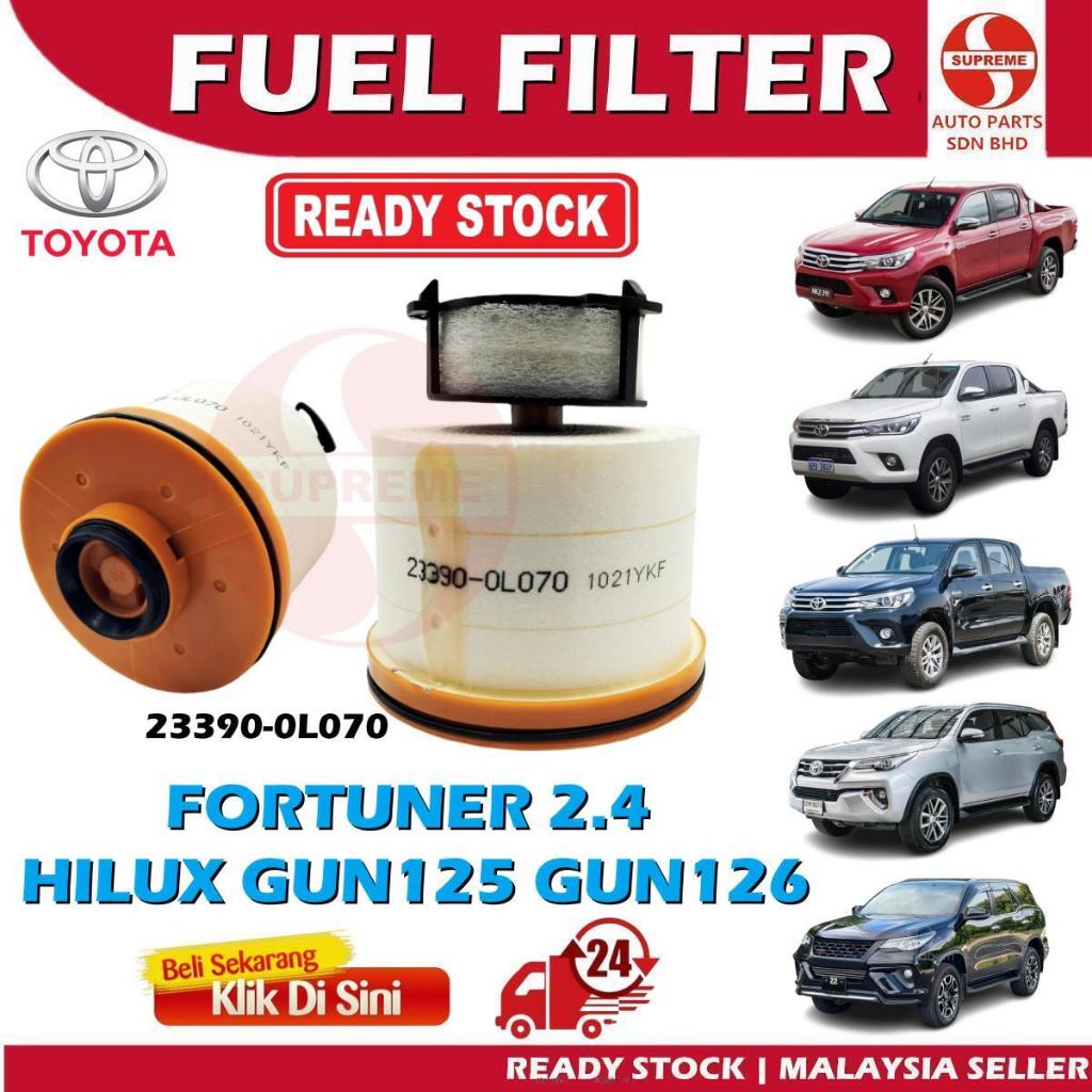 S2U Fuel Filter Toyota Hilux Revo GUN125 GUN126 Fortuner 2.4 23390 ...