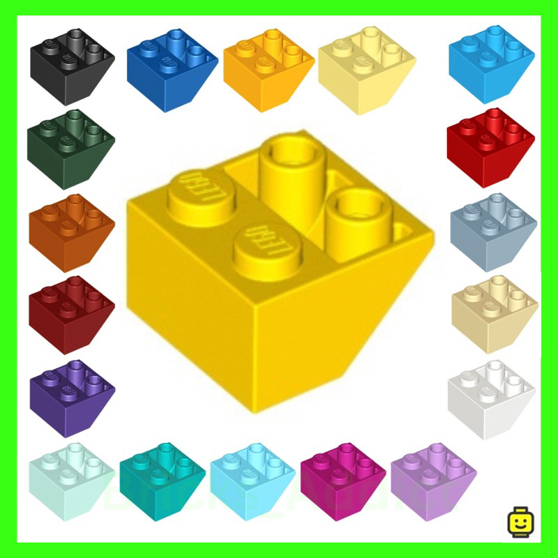 LEGO PARTS (GENUINE) 3660 Slope, Inverted 45 2x2 with flat bottom ...