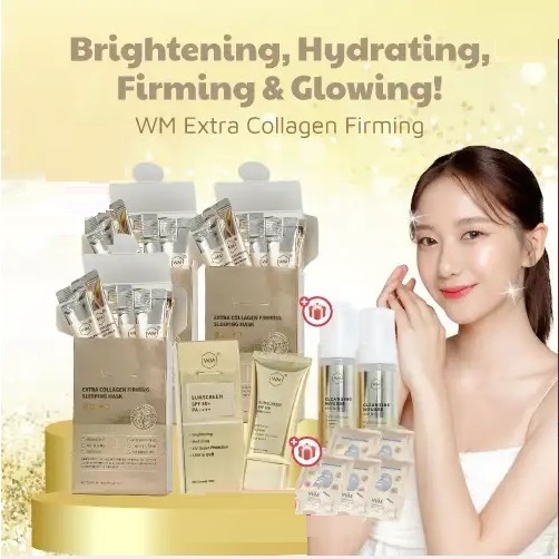 WM Extra Collagen Firming Sleeping Mask Set | Shopee Malaysia