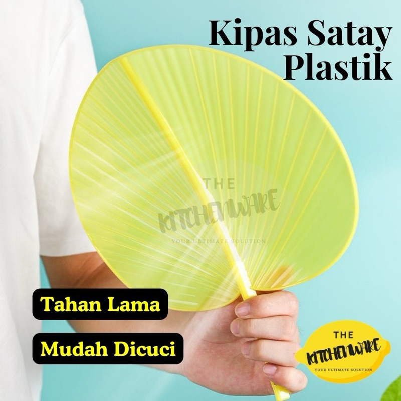 Kipas Satay Tangan Plastik Daun Kipas Kipas Mengkuang Plastic Hand Fan ...