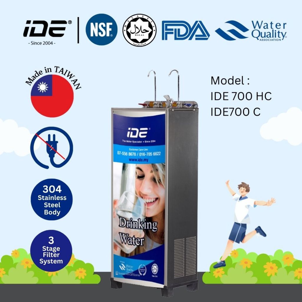 IDE 700 Stainless Steel Water Cooler / IDE Water Cooler / Restaurant ...