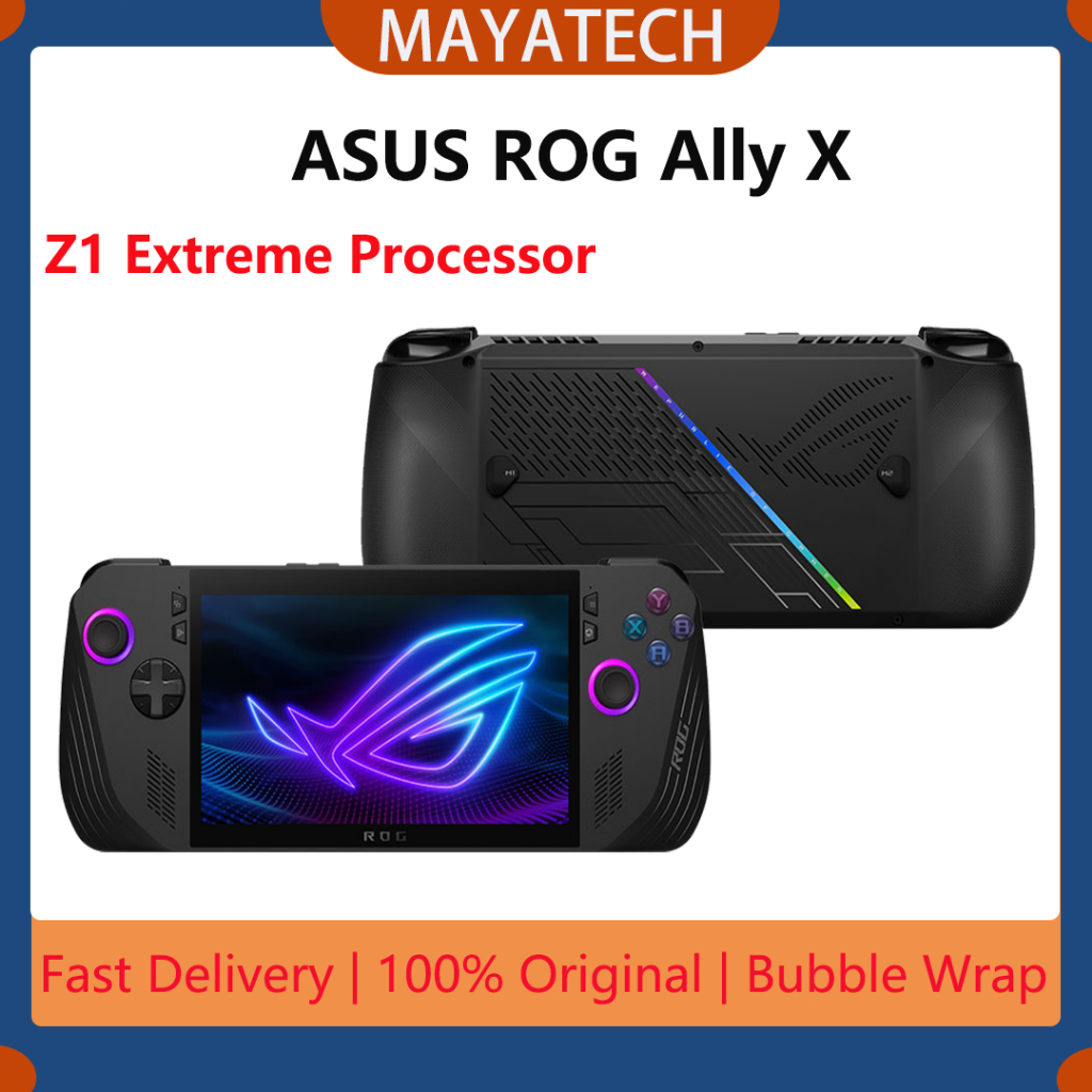【Ready Stock】Brand New ASUS ROG Ally X（2024）RC72LA AMD Ryzen™ Z1 ...