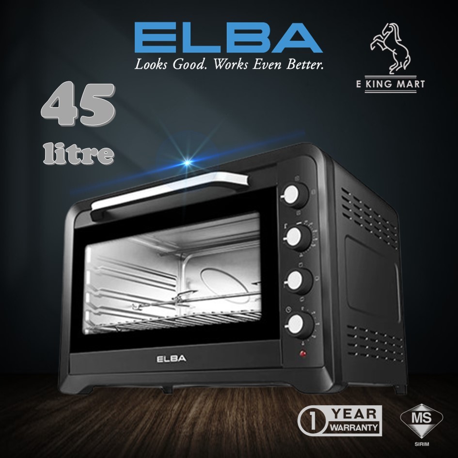 Elba Electric Oven 45L EEO-G4529(BK) / EEO-G3519(BK) 35L- 6 Heating ...