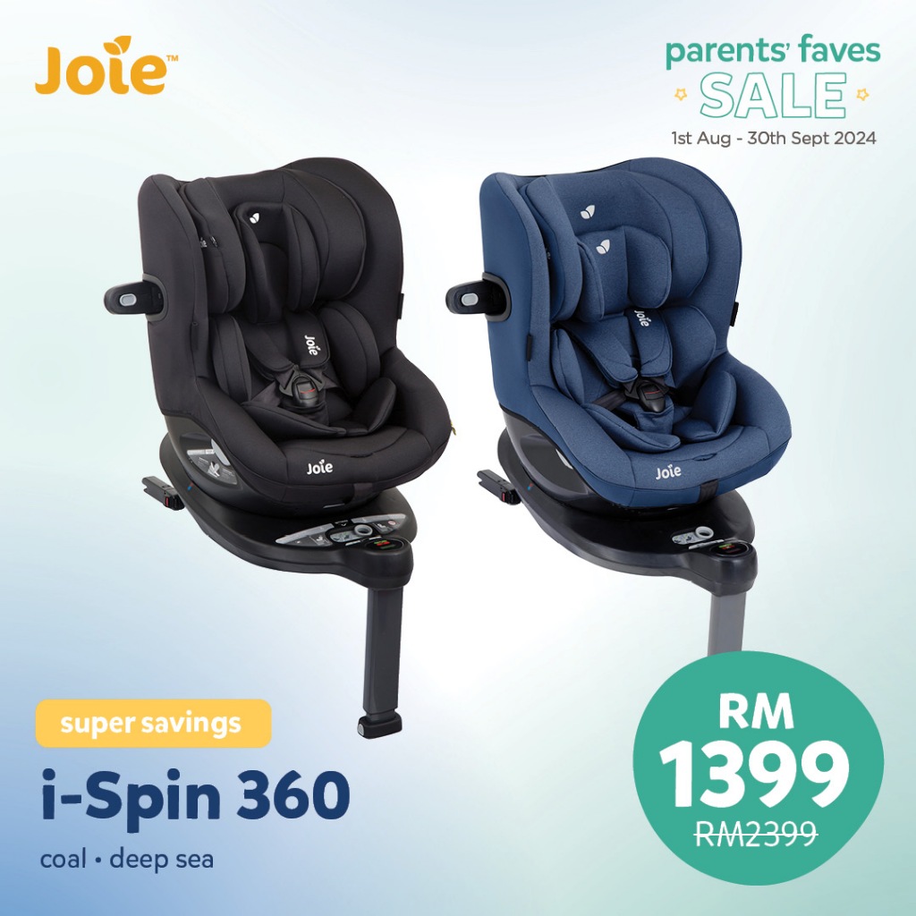 Joie I-Spin 360 Convertible Newborn Infant Baby Car Seat | Shopee Malaysia