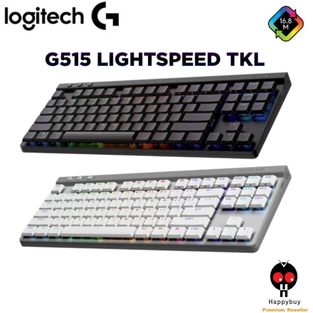 Logitech G515 LIGHTSPEED TKL Low Profile Wireless Gaming Keyboard ...