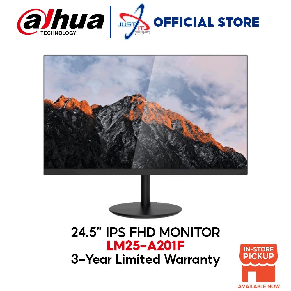 DAHUA LM25-A201F 24.5" MONITOR ( 24.5" IPS FHD / 5MS / 100HZ / VGA + HD MI ) | Shopee Malaysia