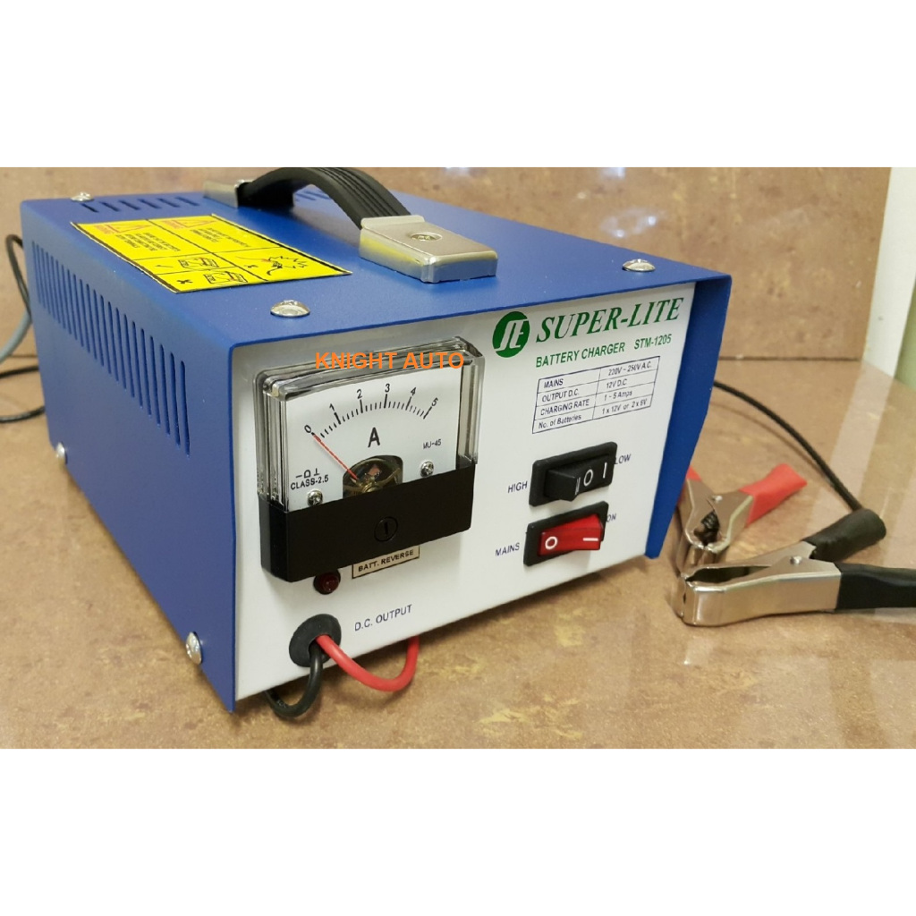 SUPERLITE STM-1205 STM1205 Battery Charger Automotive Lead Acid Battery ...