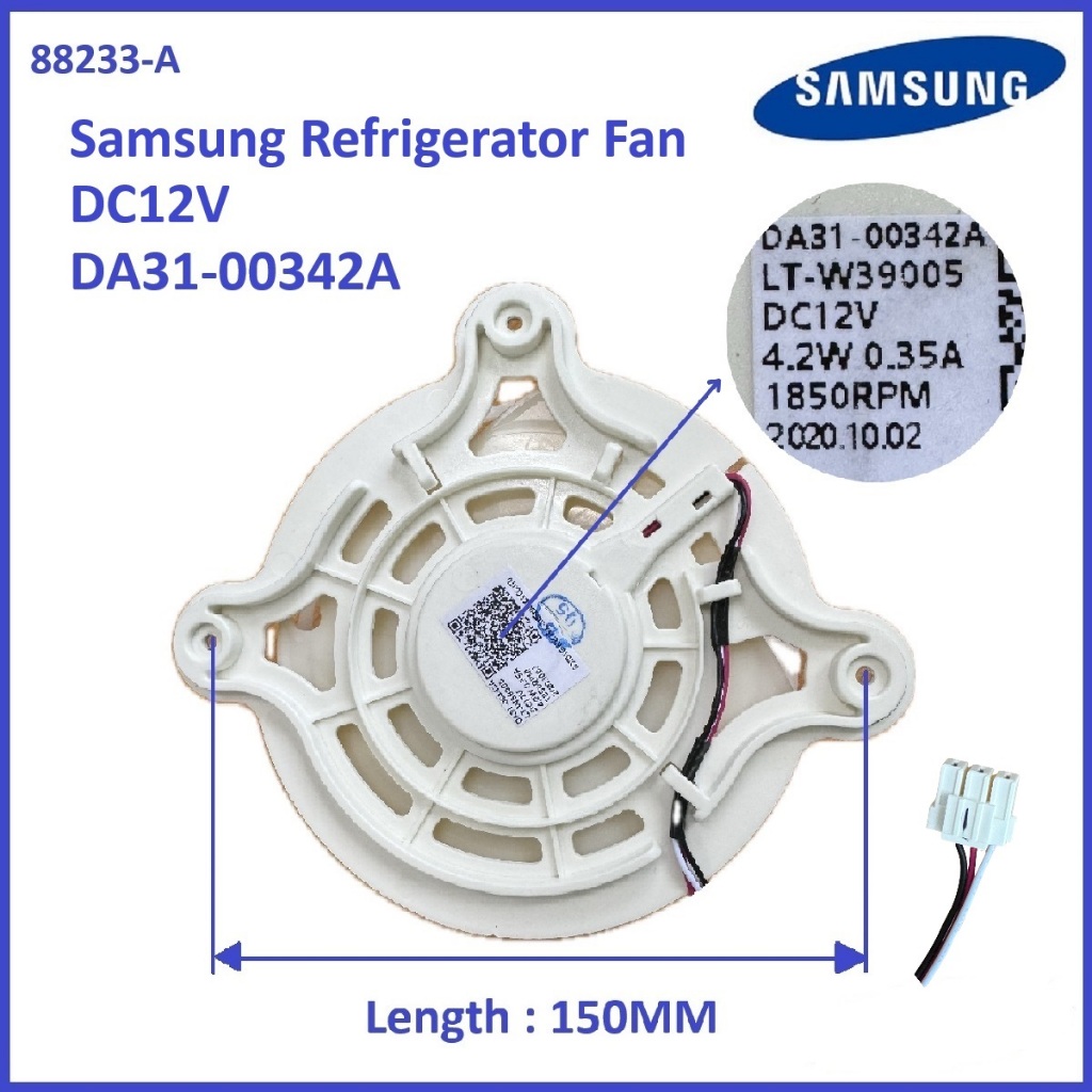 Samsung RS23A500ASR/AA / RS64R5101B4 / RF31CG7220SRAA DA31-00342A ...