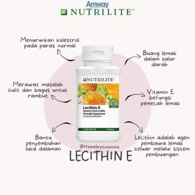 *Opening Promotion Kurus* Amway Nutrilite Lecithin-E - 150 / 270 Tab ...