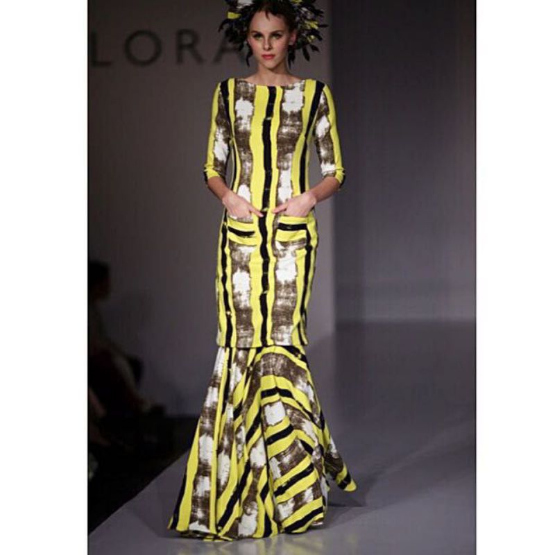 Hatta Dolmat Baju Kurung Kuning (S) | Shopee Malaysia