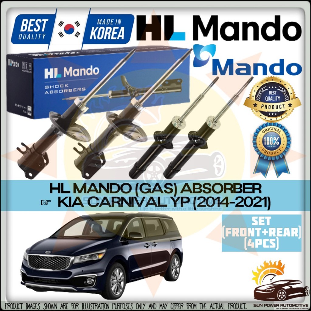 HL MANDO KOREA Kia Carnival YP (2014-2021) Gas Shock Strut Absorber ...